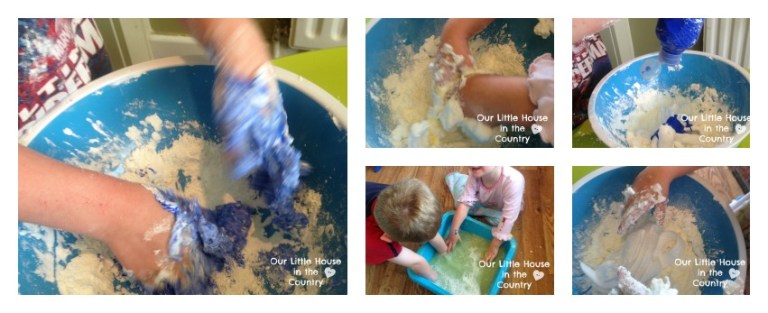 Foam Dough – Squishy Squashy Sensory Fun! – Our Little House in the Country