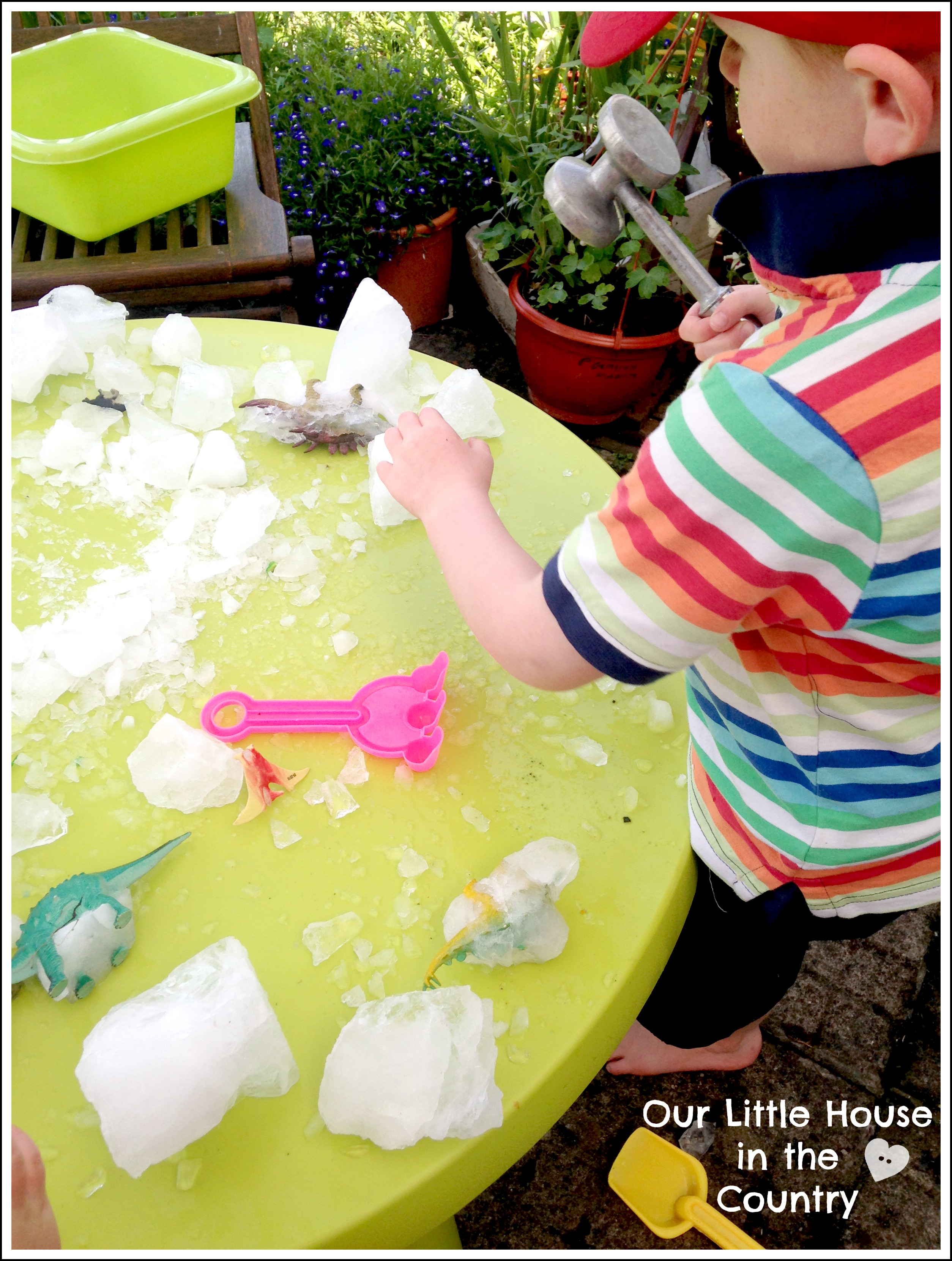 What’s Inside the Ice-Cube? – Outdoor Summer Fun! – Our Little House in ...