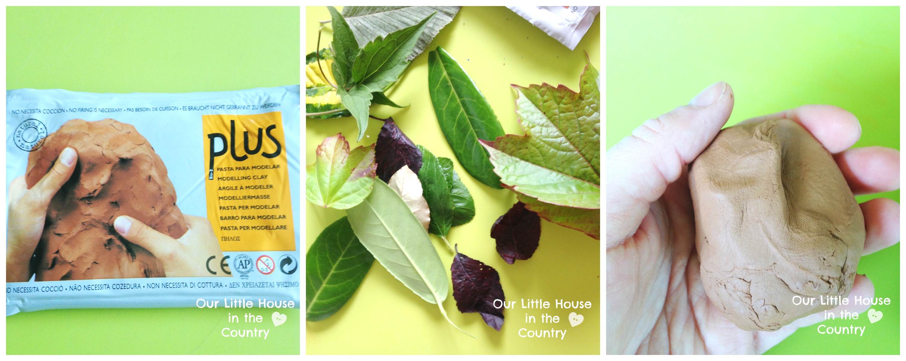 Clay Autumn Leaves – Fall Crafts for Kids – Our Little House in the Country