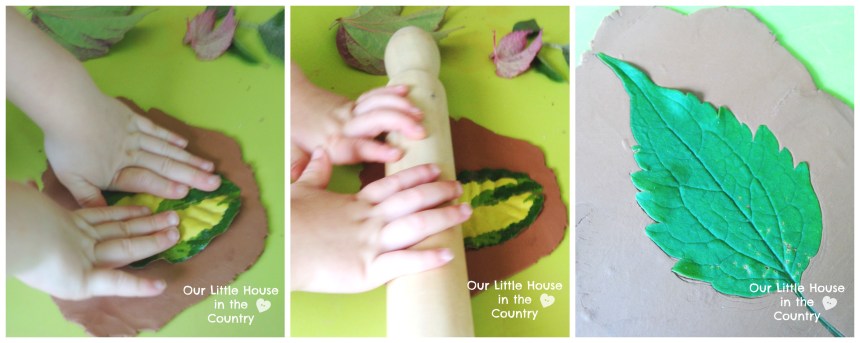 Clay Autumn Leaves – Fall Crafts for Kids – Our Little House in the Country