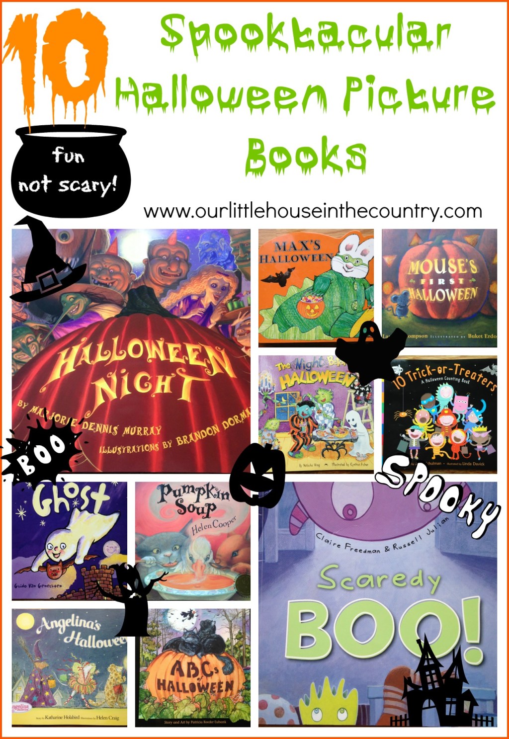 10 Spooktacular Halloween Picture Books for Children – Our Little House ...