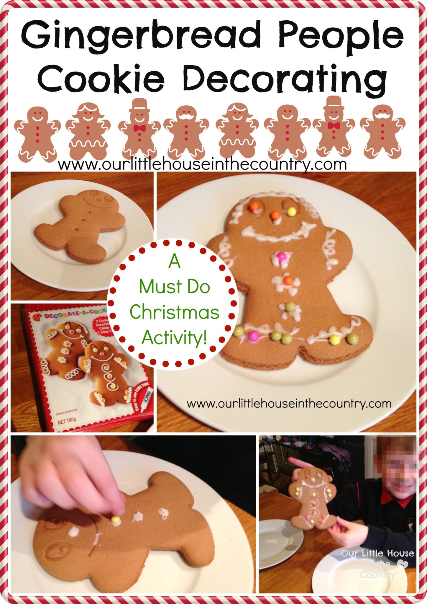 Gingerbread People –A Must Do Christmas Activity! – Our Little House in ...
