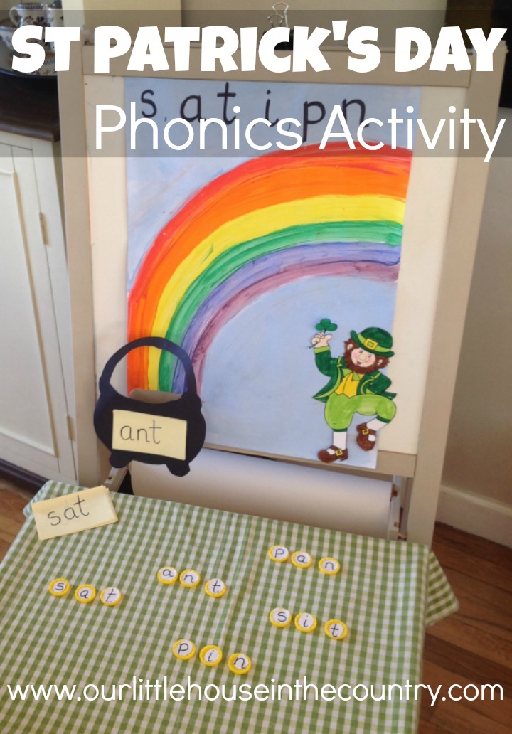 Simple St Patrick's Day Themed Phonics Activity - Our Little House in ...