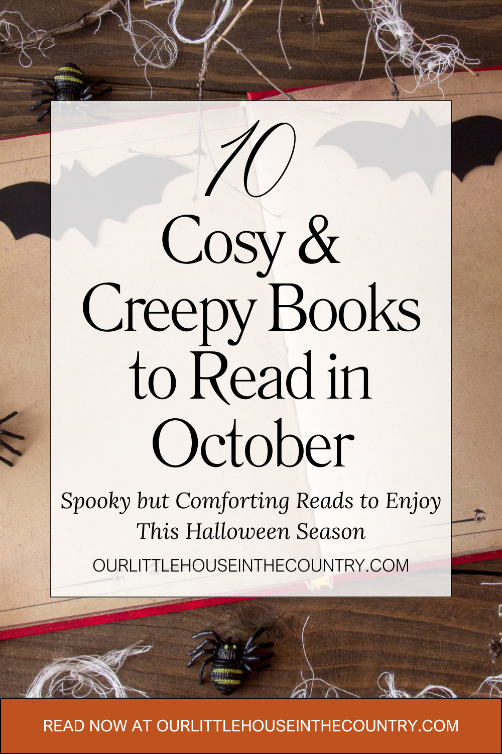 10 Cosy & Creepy Books to Read in October - Our Little House in the Country